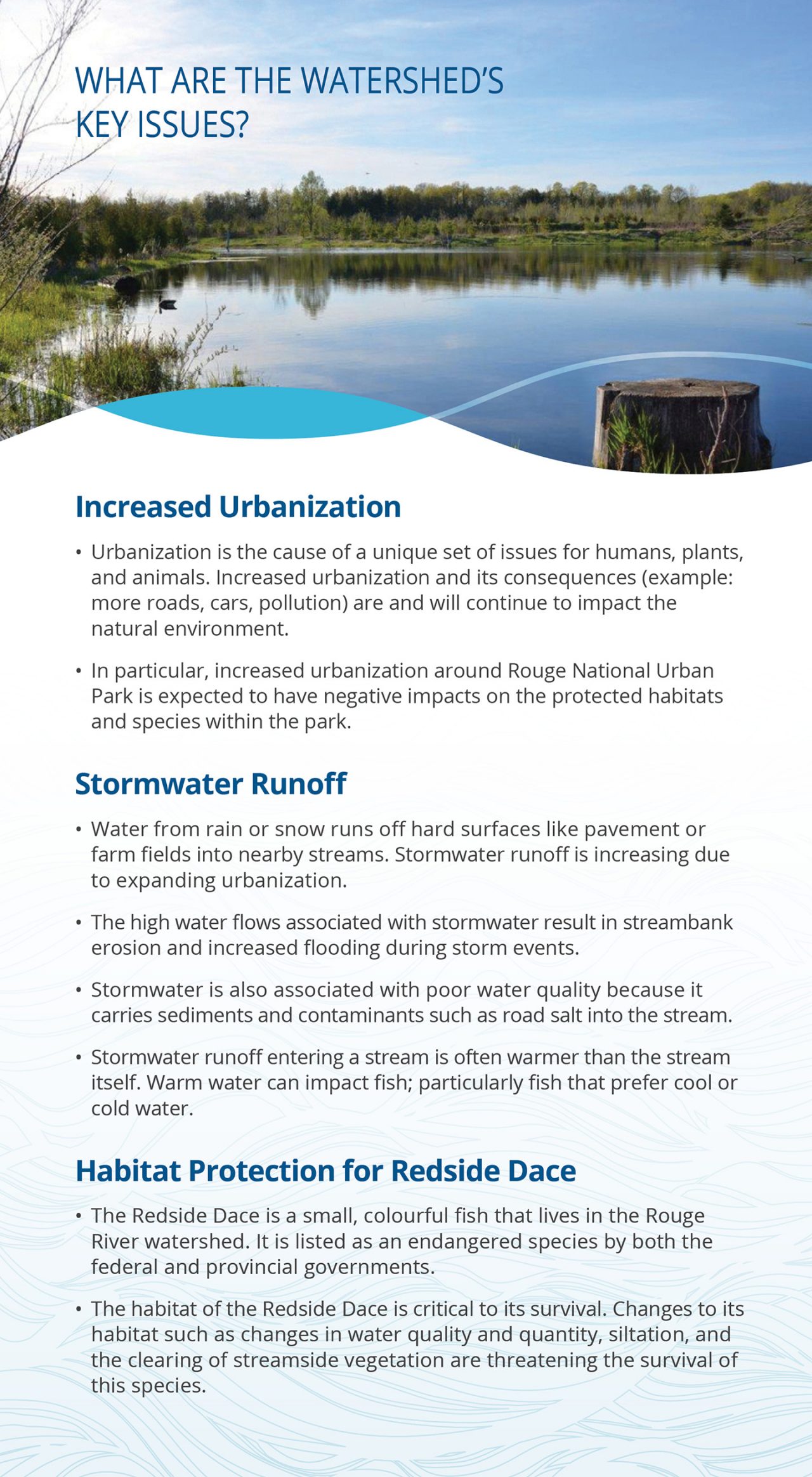 Rouge River Watershed | TRCA Watershed and Ecosystem Reporting