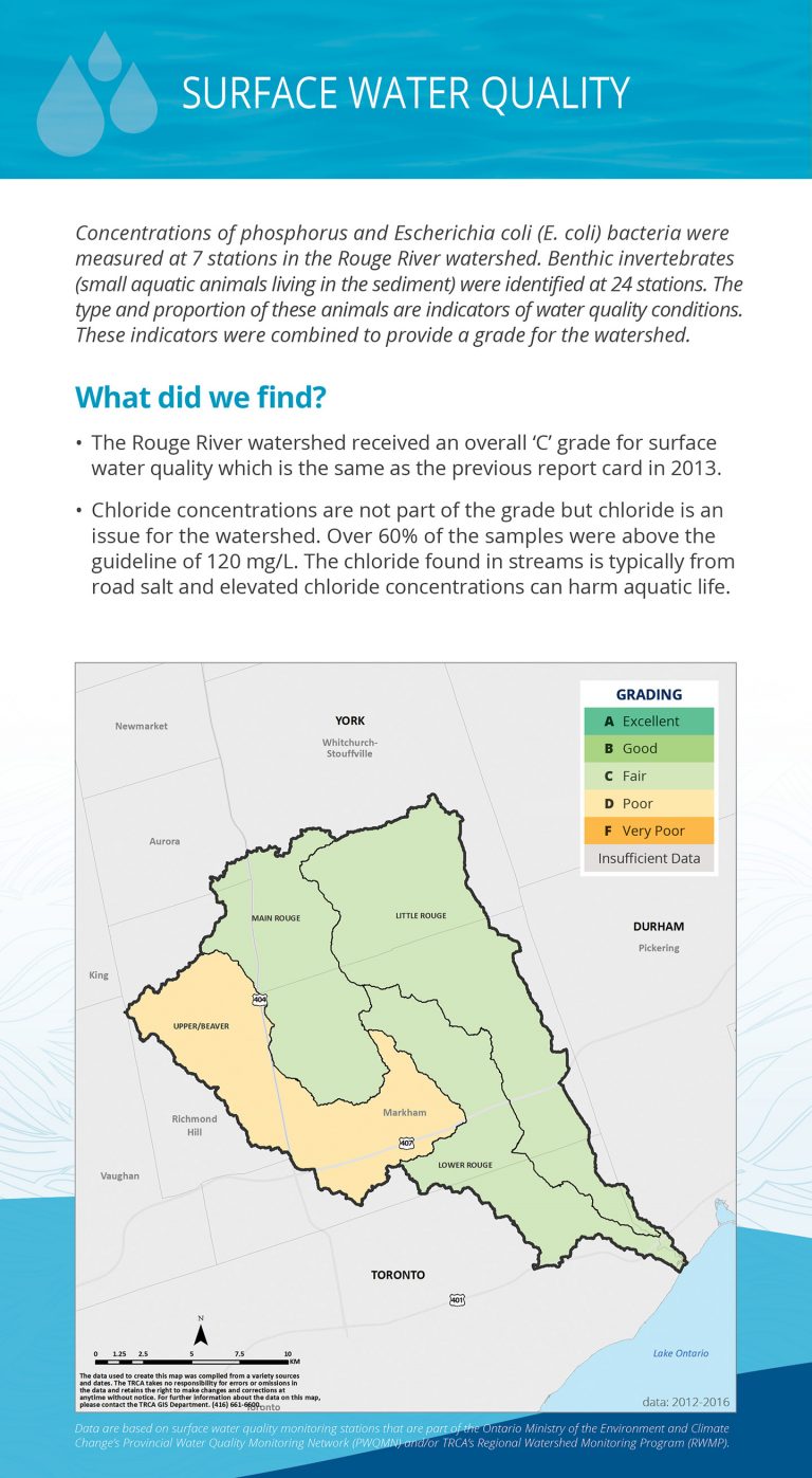 Rouge River Watershed | TRCA Watershed and Ecosystem Reporting