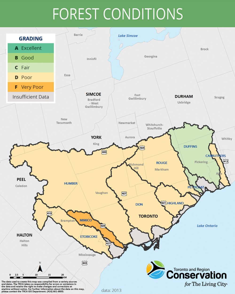 Monitoring Matters to Watershed Report Cards | TRCA Watershed and ...